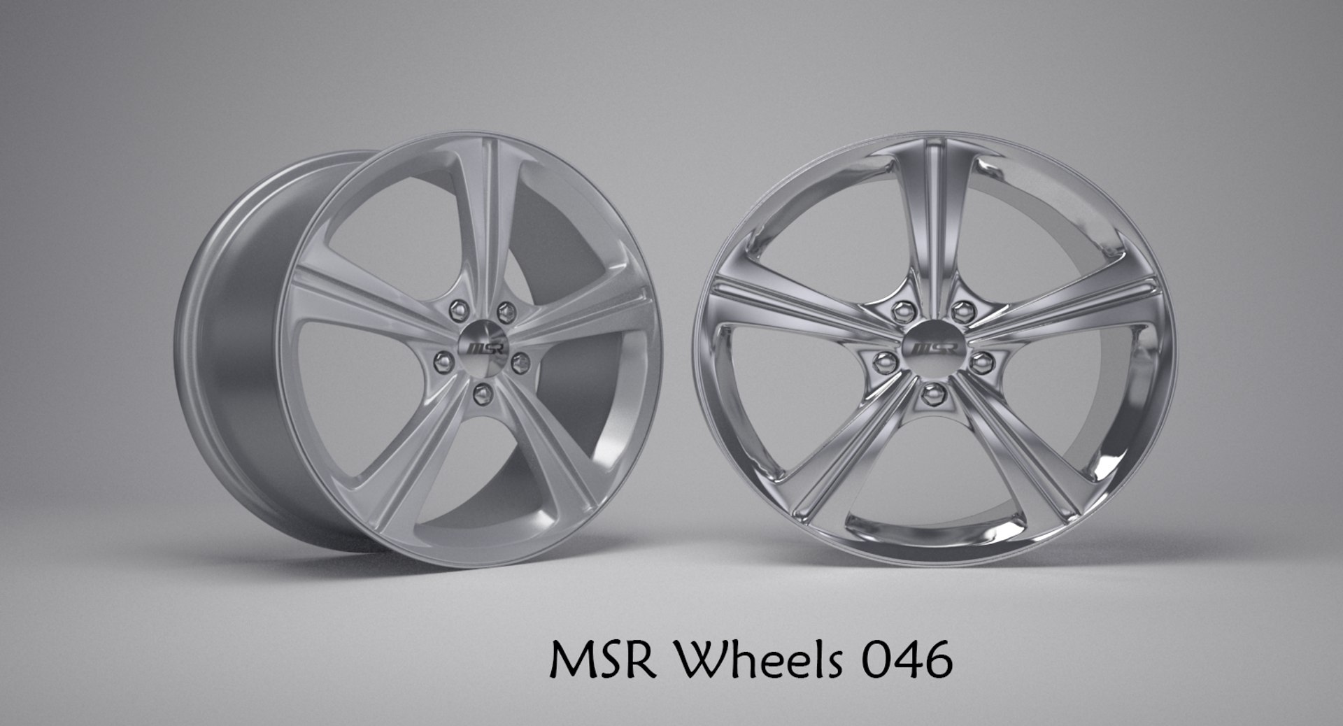 Msr Wheels 3D Model - TurboSquid 1269133