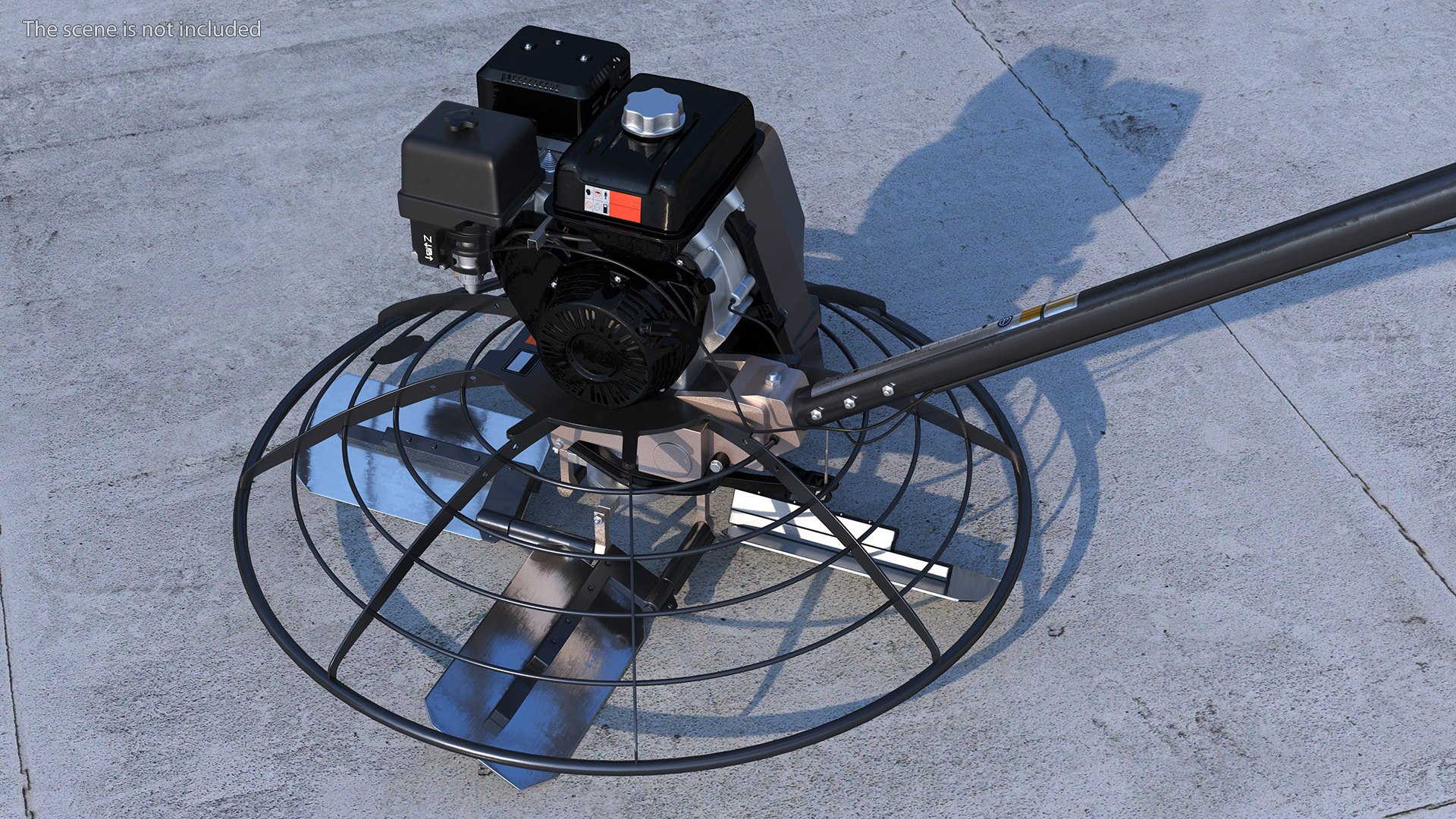 Concrete Power Trowel Grey 3D Model - TurboSquid 2092670