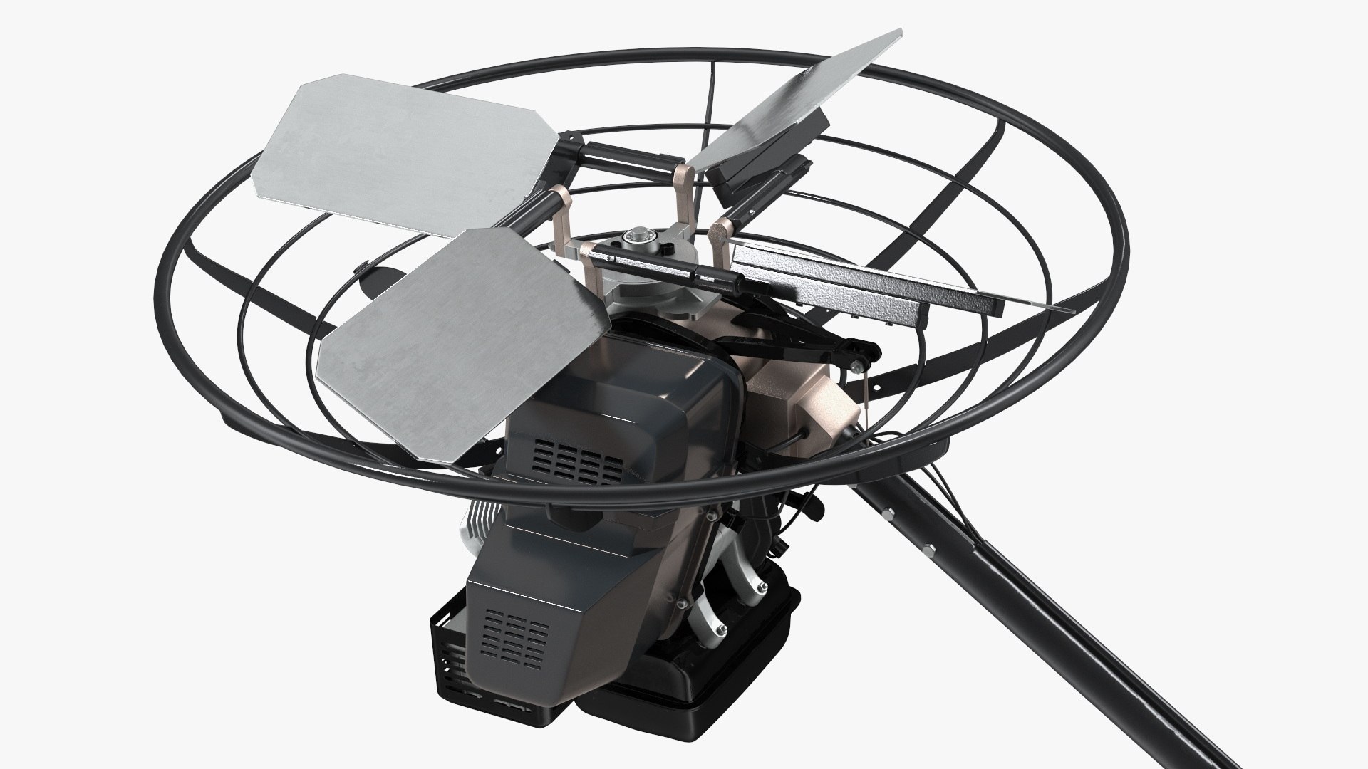 Concrete Power Trowel Grey 3D Model - TurboSquid 2092670