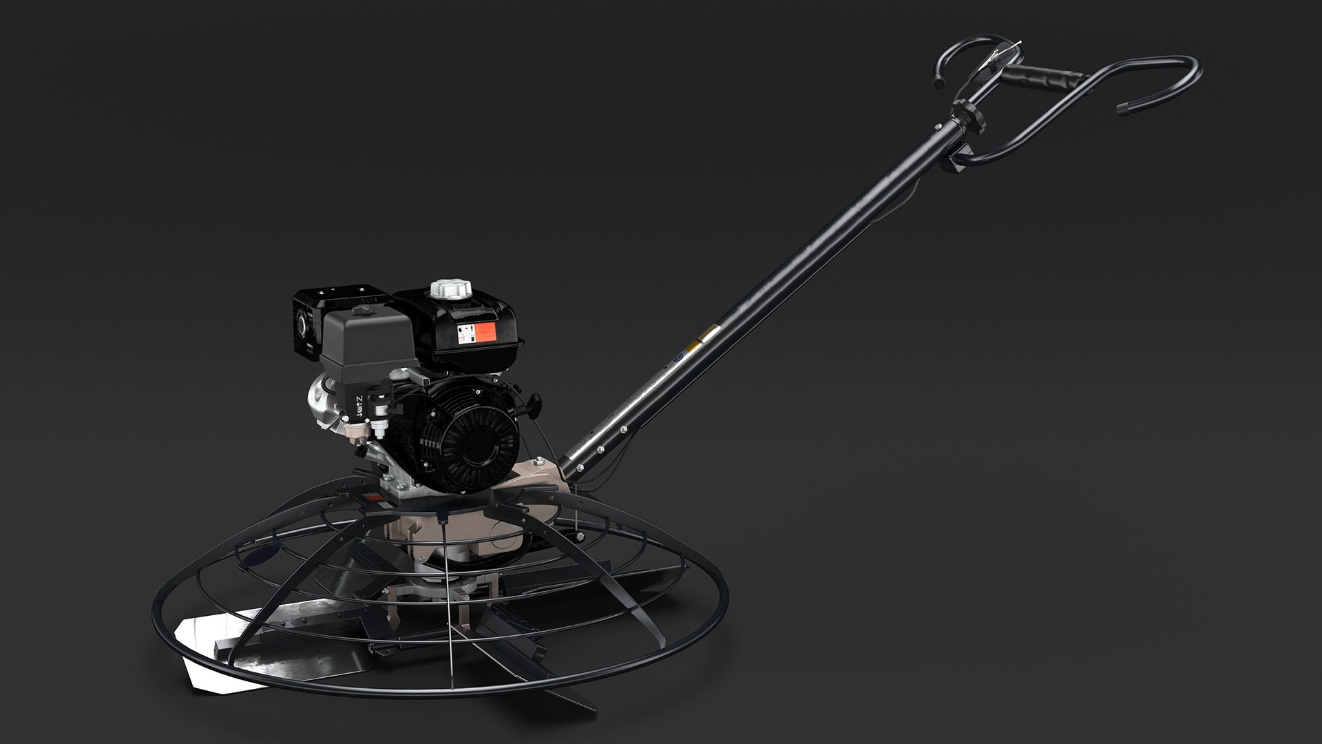 Concrete Power Trowel Grey 3D Model - TurboSquid 2092670