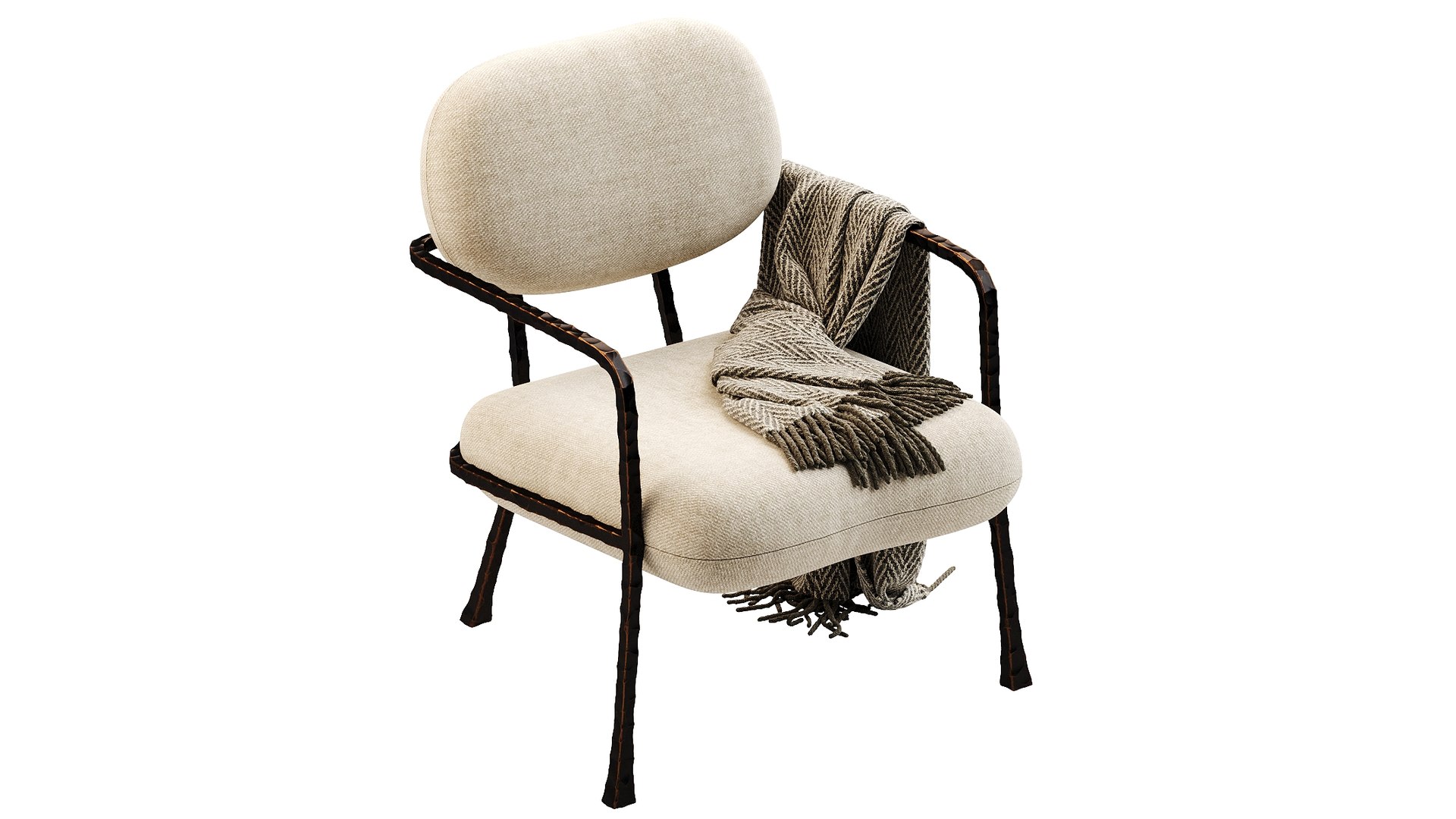 Hopper Armchair Model - TurboSquid 2308503