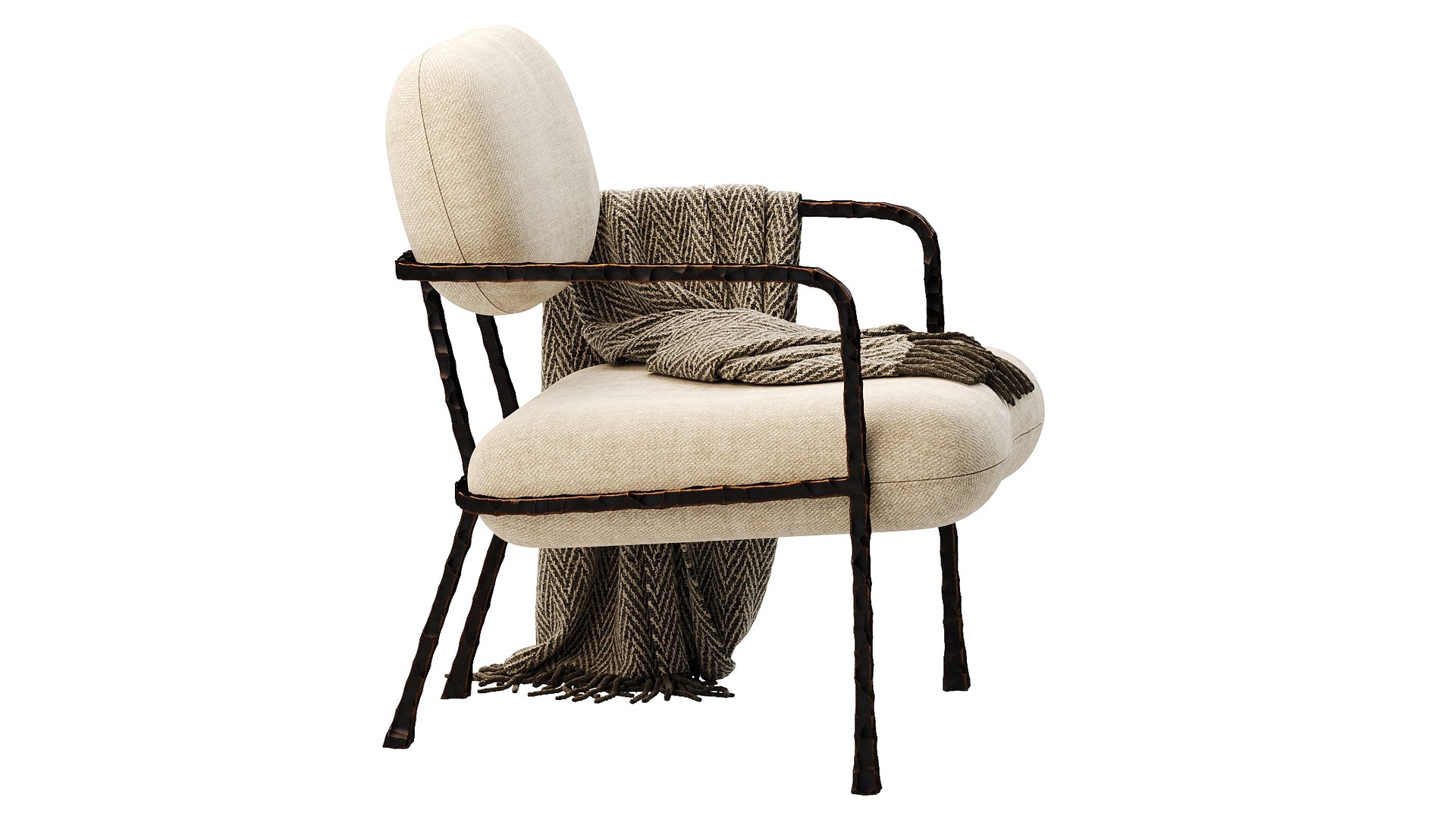 Hopper Armchair Model - TurboSquid 2308503
