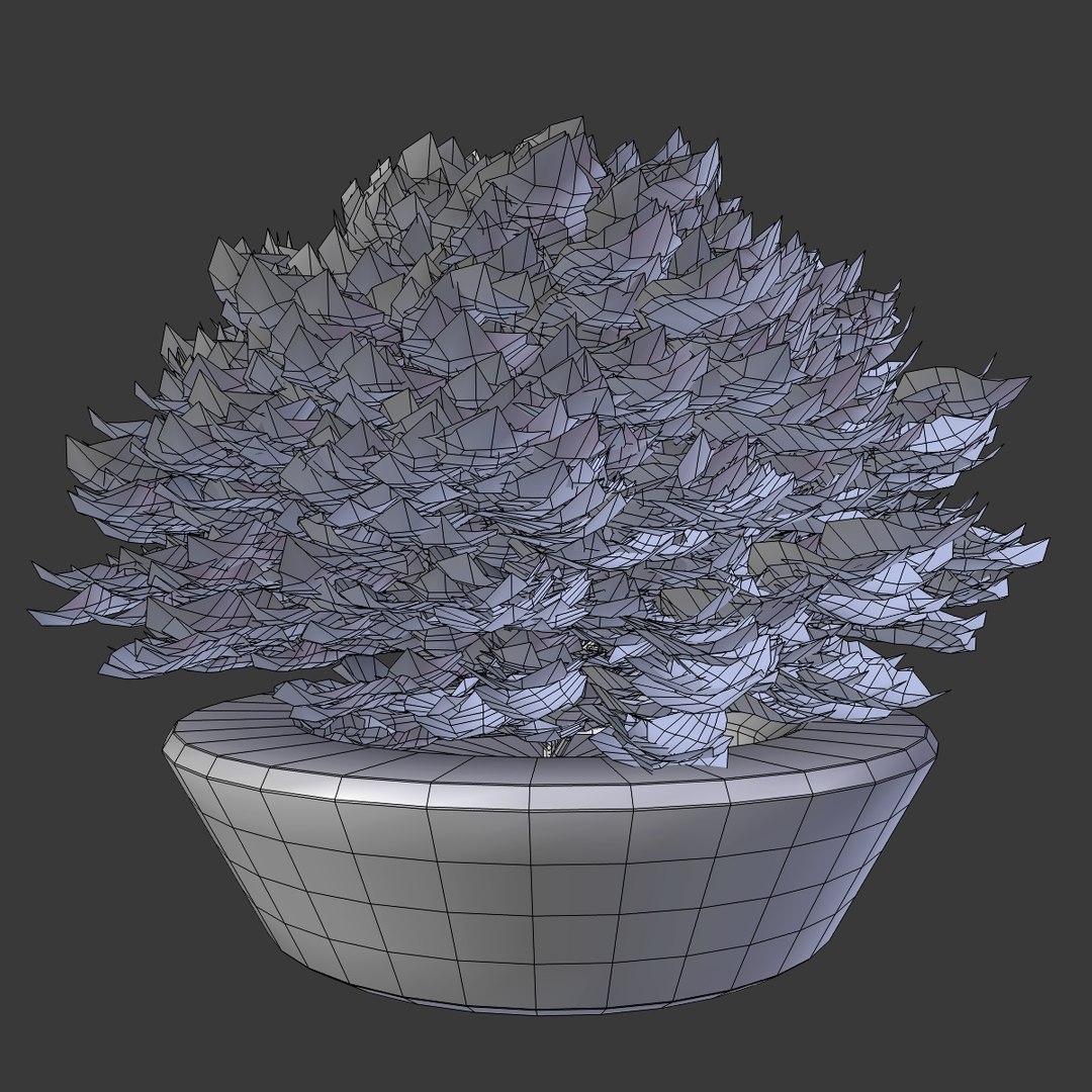 Red Berry Bush Shrub 3d Model