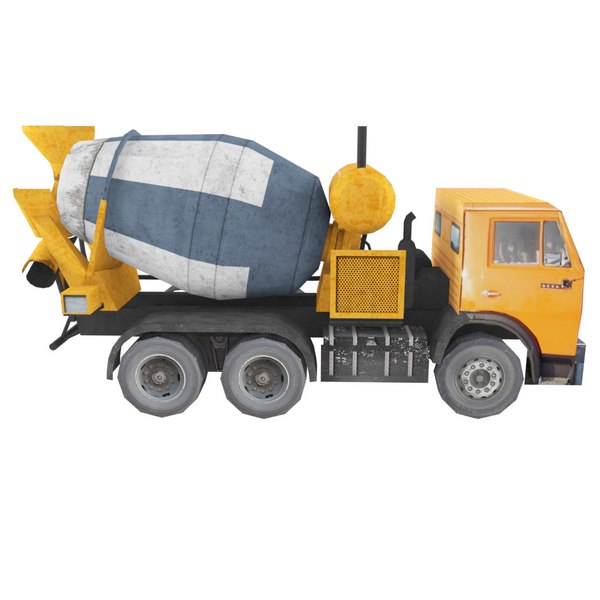 3d mixer truck model