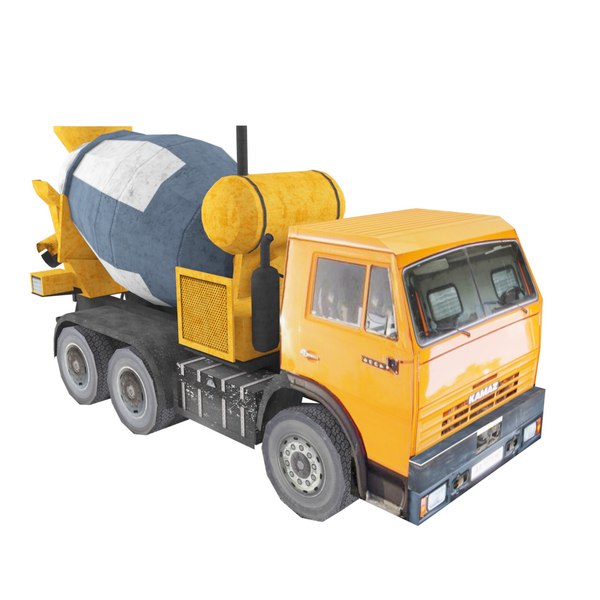 3d mixer truck model