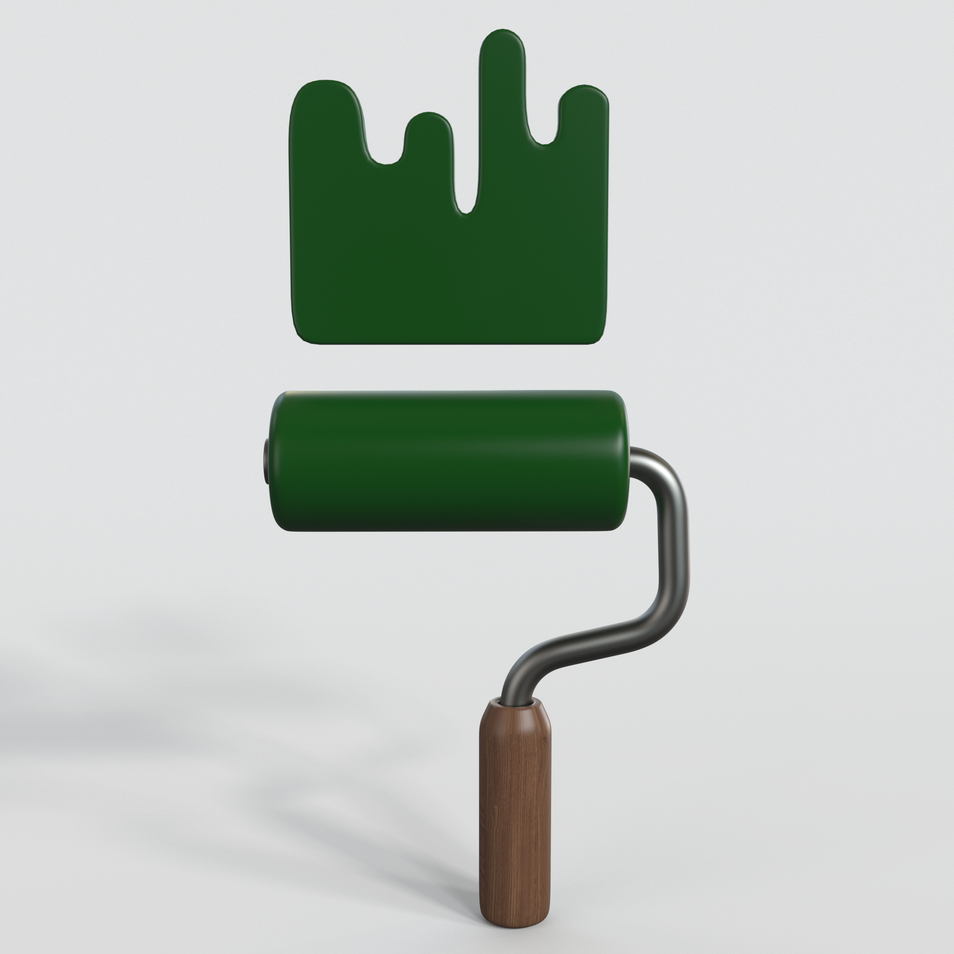 Paint roller 3D model - TurboSquid 1565114