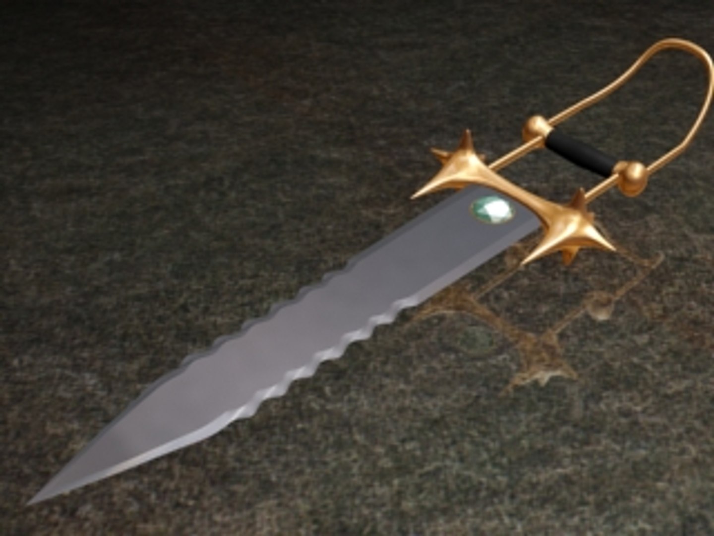 3dsmax katar blade swords