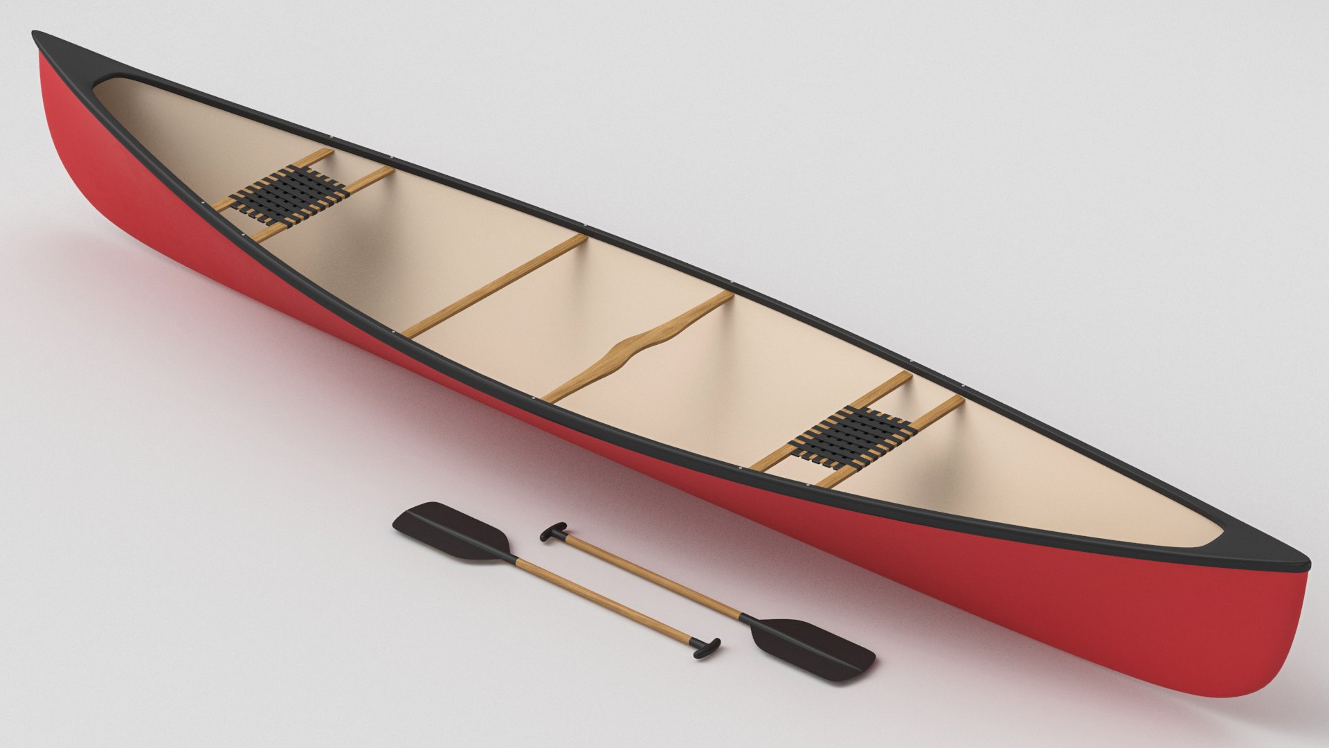 3D Canoe 02 - TurboSquid 1910889