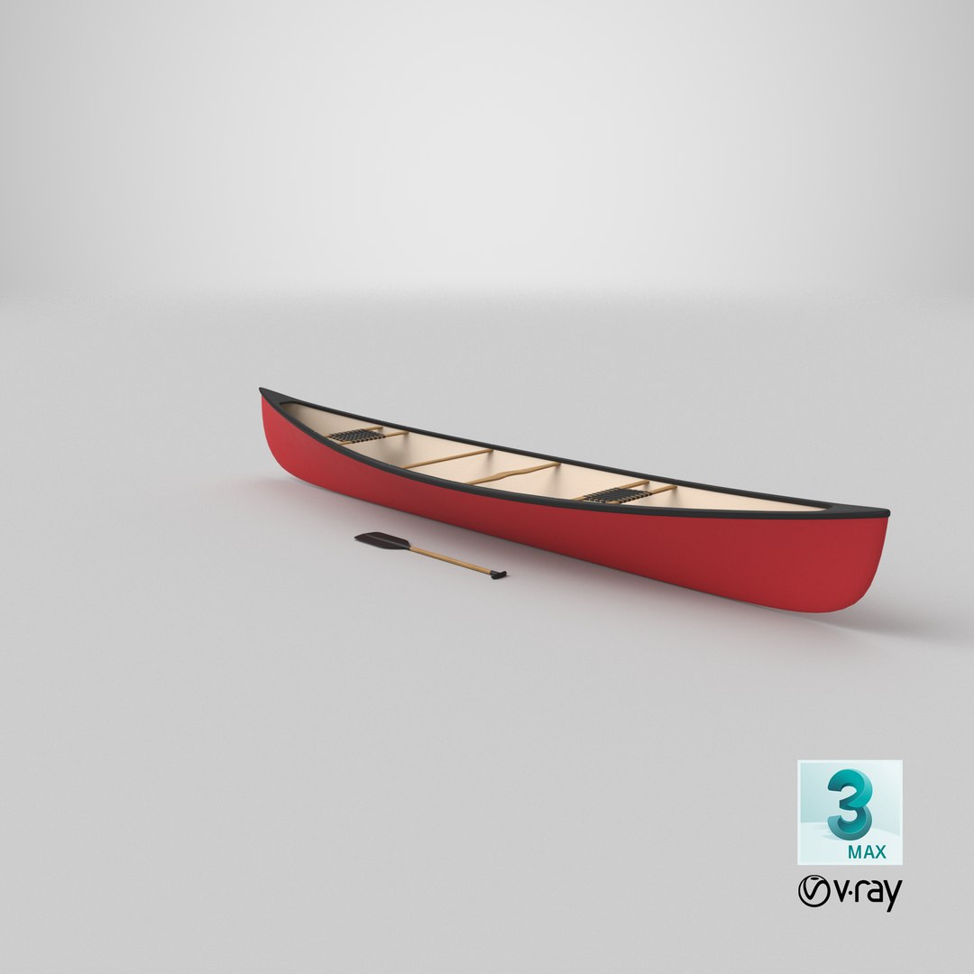 3D Canoe 02 - TurboSquid 1910889