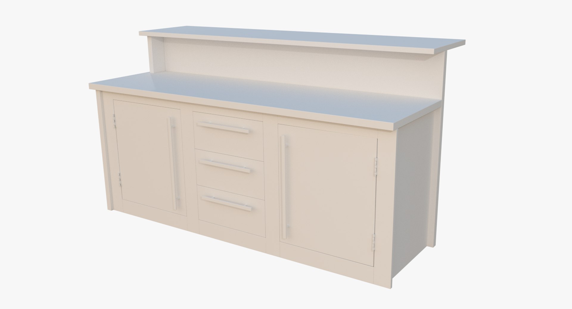 interactive kitchen bar counter 3d x