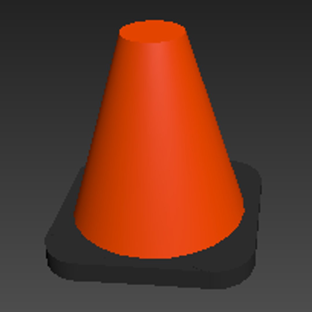 3d Traffic Cone Model