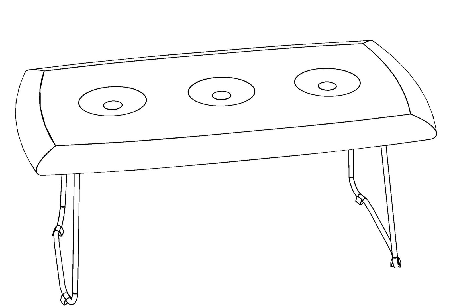 Fabric Bench 3D Model - TurboSquid 1479047