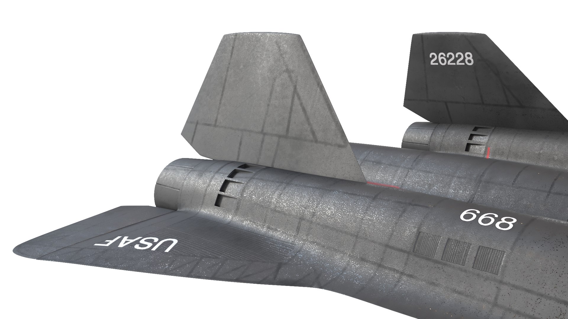 Lockheed sr-71 sr 3D model - TurboSquid 1455318