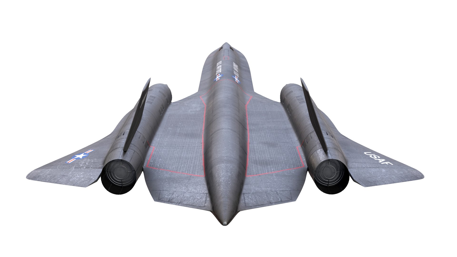 Lockheed sr-71 sr 3D model - TurboSquid 1455318