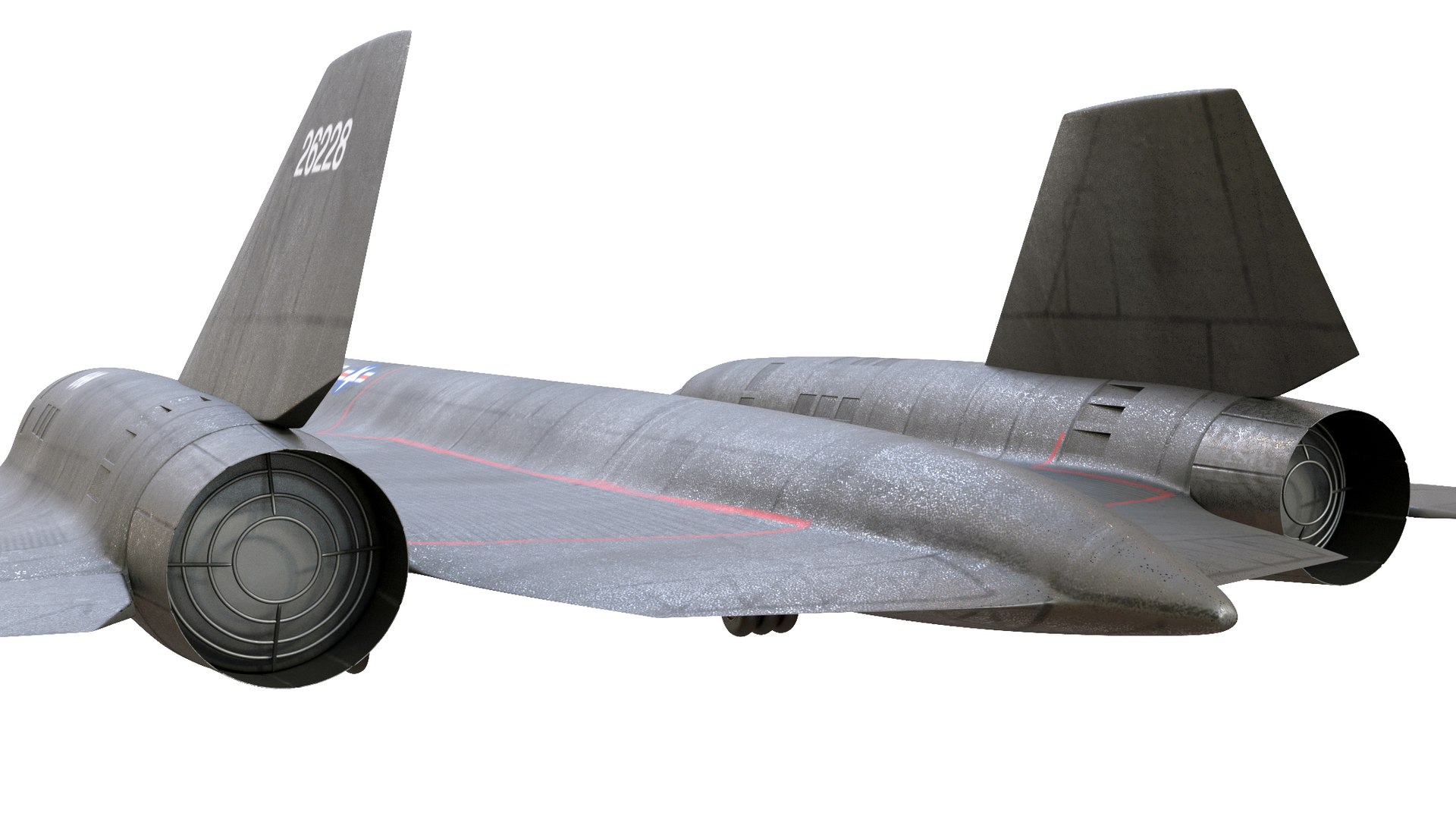 Lockheed sr-71 sr 3D model - TurboSquid 1455318