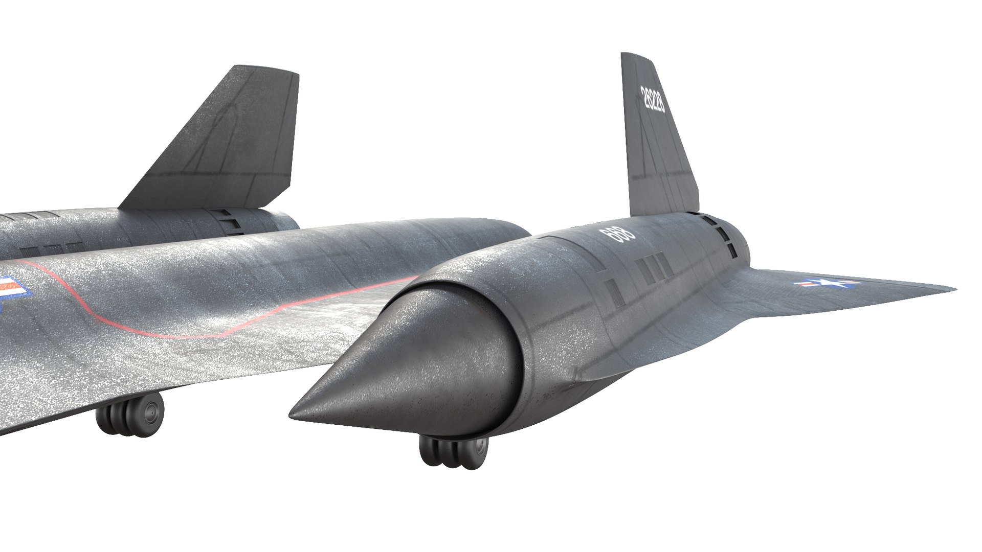Lockheed sr-71 sr 3D model - TurboSquid 1455318