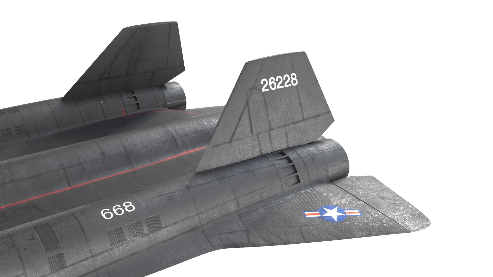 Lockheed sr-71 sr 3D model - TurboSquid 1455318