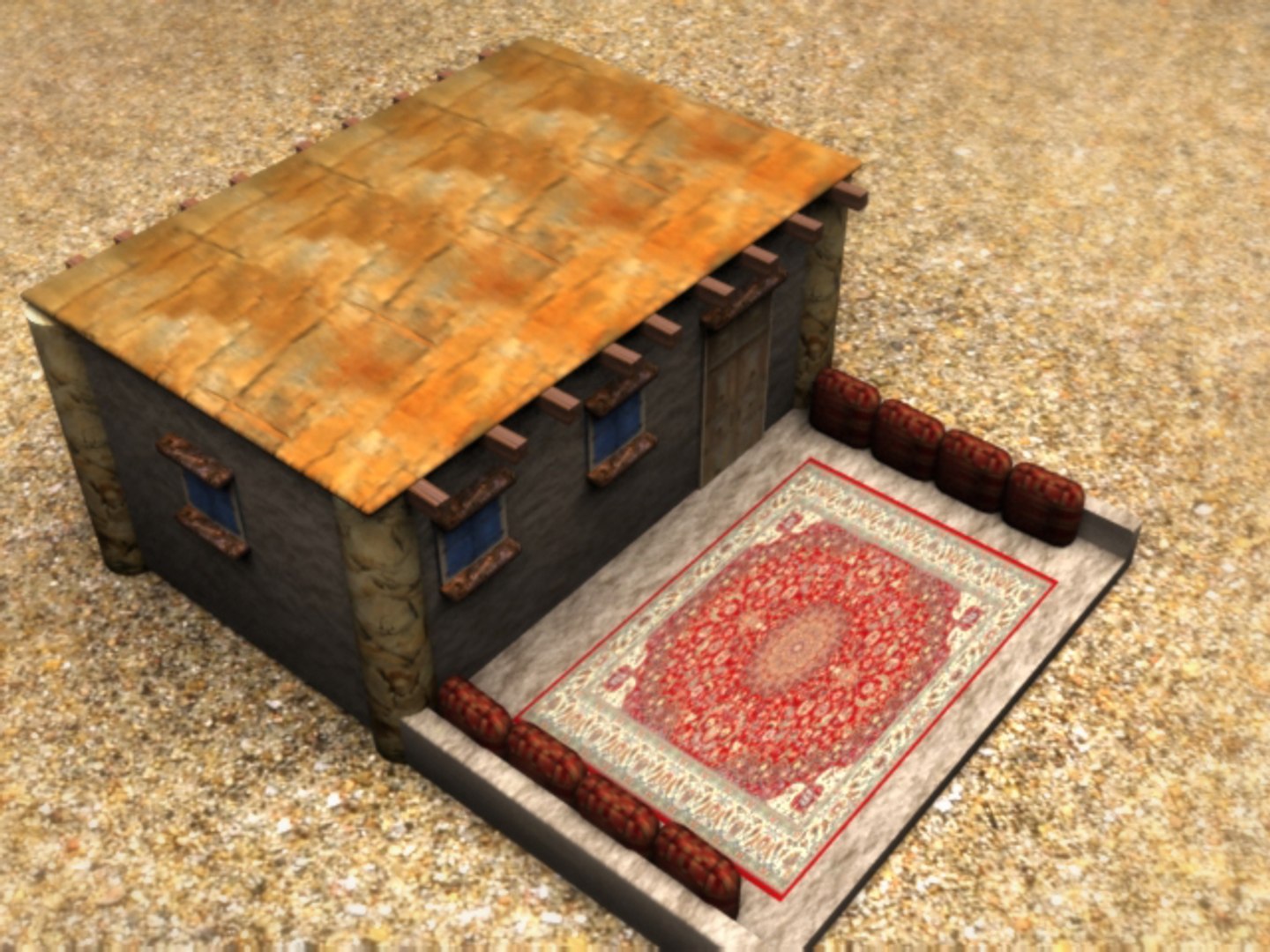 omani house fbx