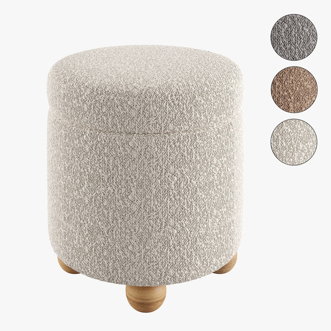 Pouf Kit 3D Model - TurboSquid 2335423
