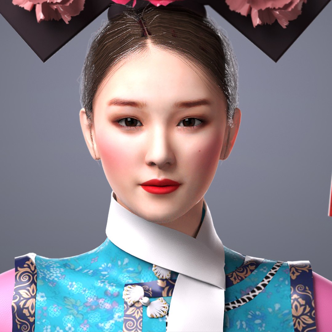 princesa chinesa da dinastia Qing Modelo 3D - TurboSquid 1743424