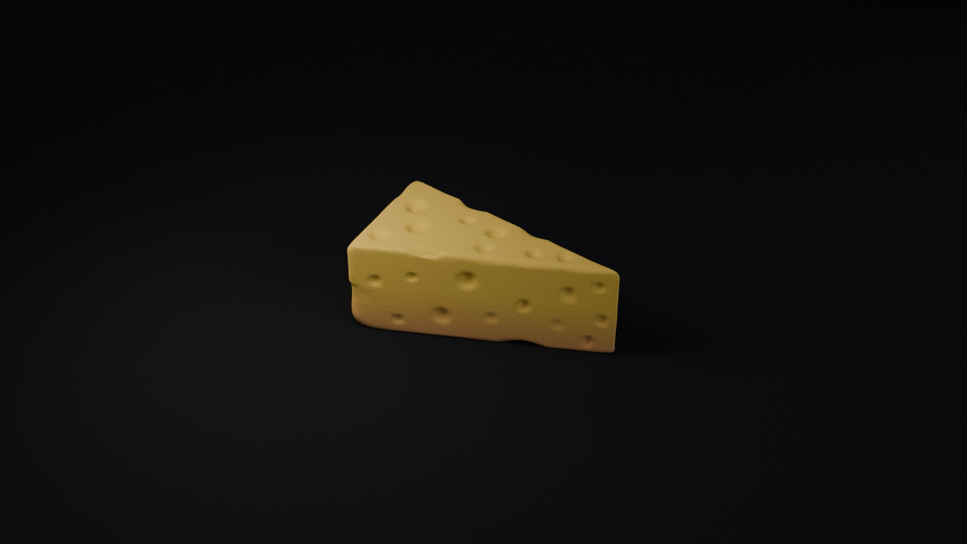 High-poly Piece Of Cheese 3D - TurboSquid 2270393