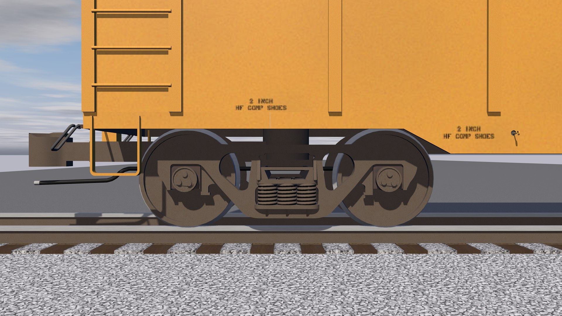 Freight Train Car - Boxcar 3D Model - TurboSquid 2248355