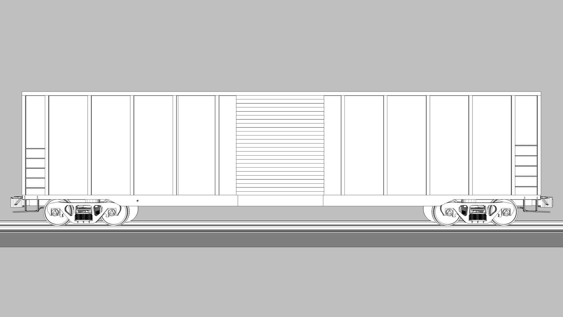 Freight Train Car - Boxcar 3D Model - TurboSquid 2248355