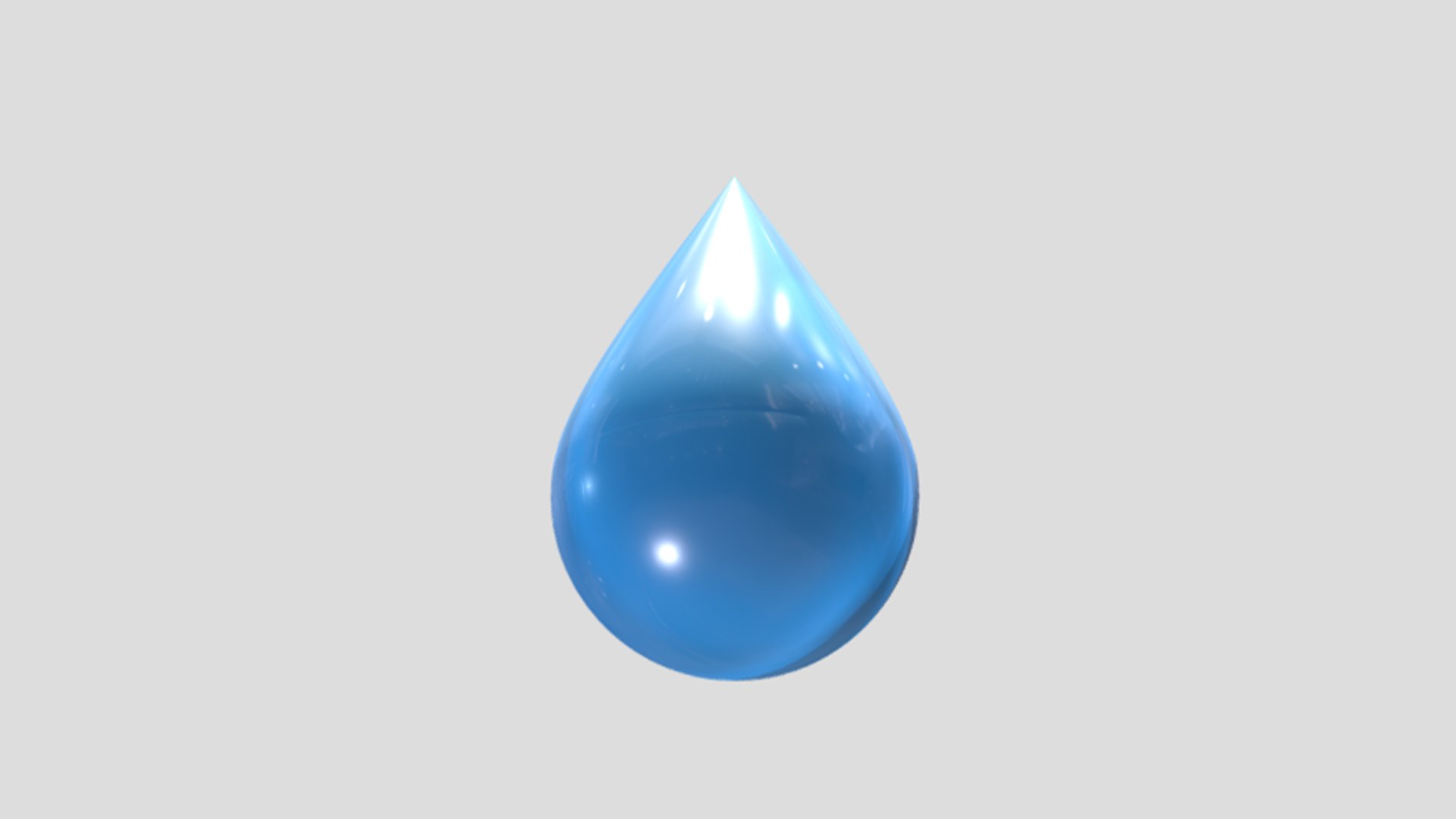 Water Drop 3D 3D model - TurboSquid 2019208