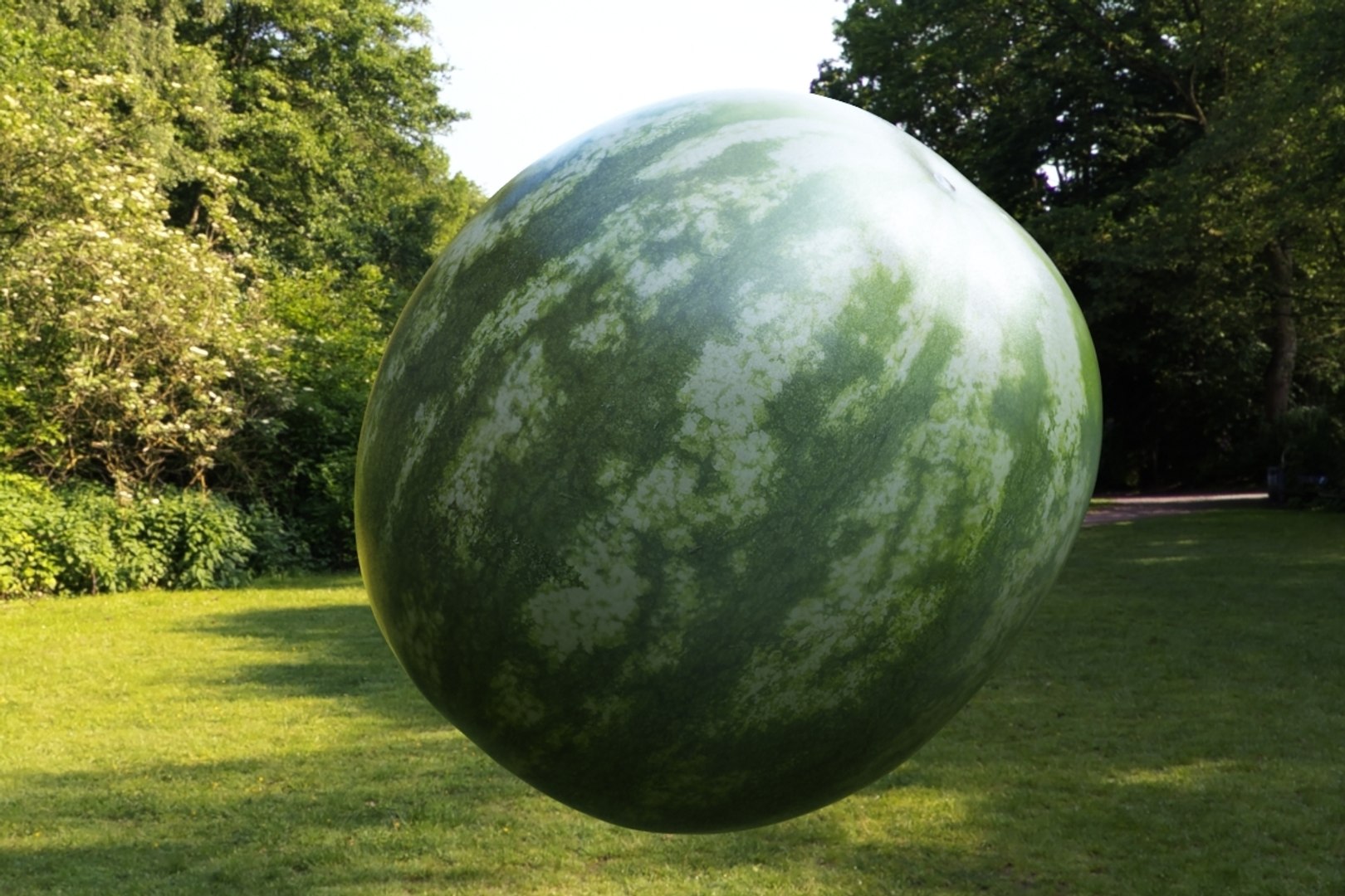 watermelon super realistic 3d model