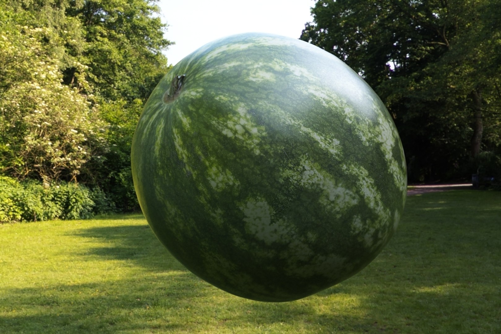 watermelon super realistic 3d model