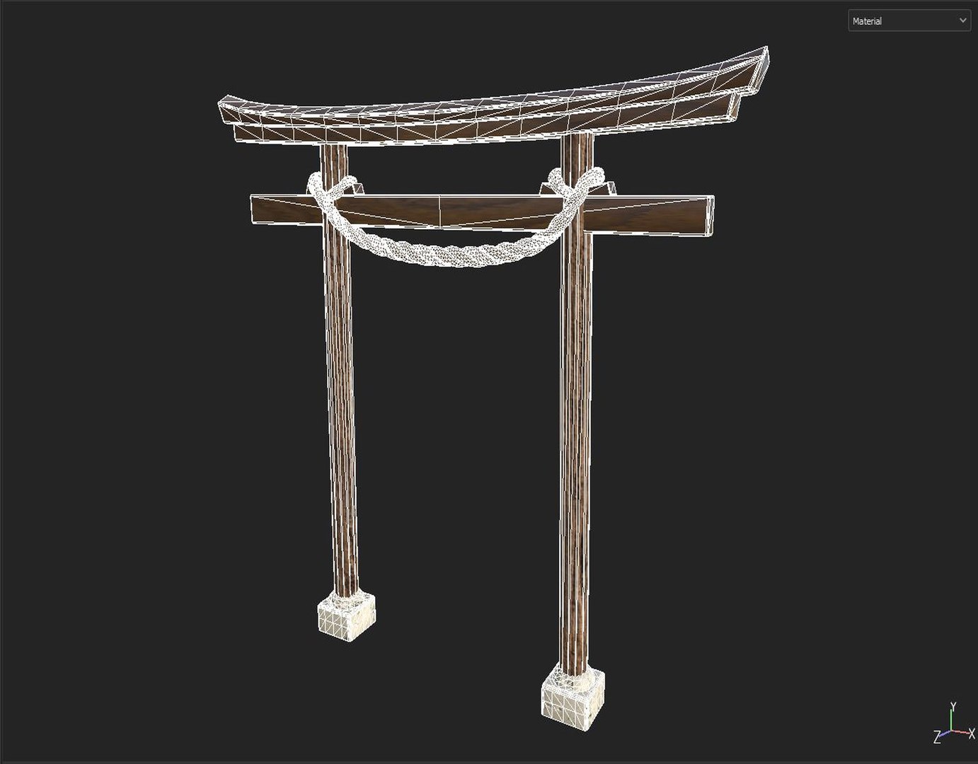 Torii 3D Model - TurboSquid 2252872