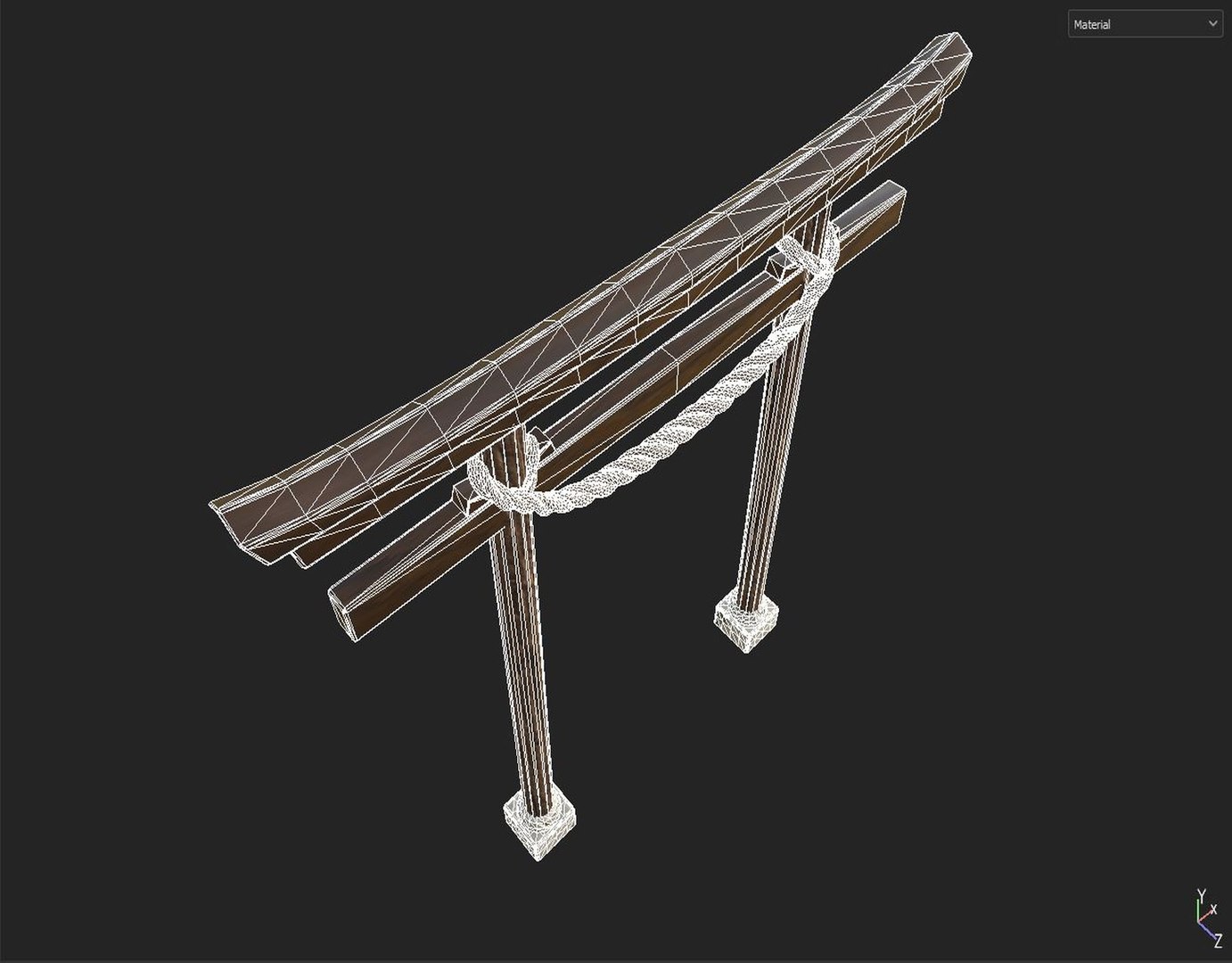Torii 3D Model - TurboSquid 2252872