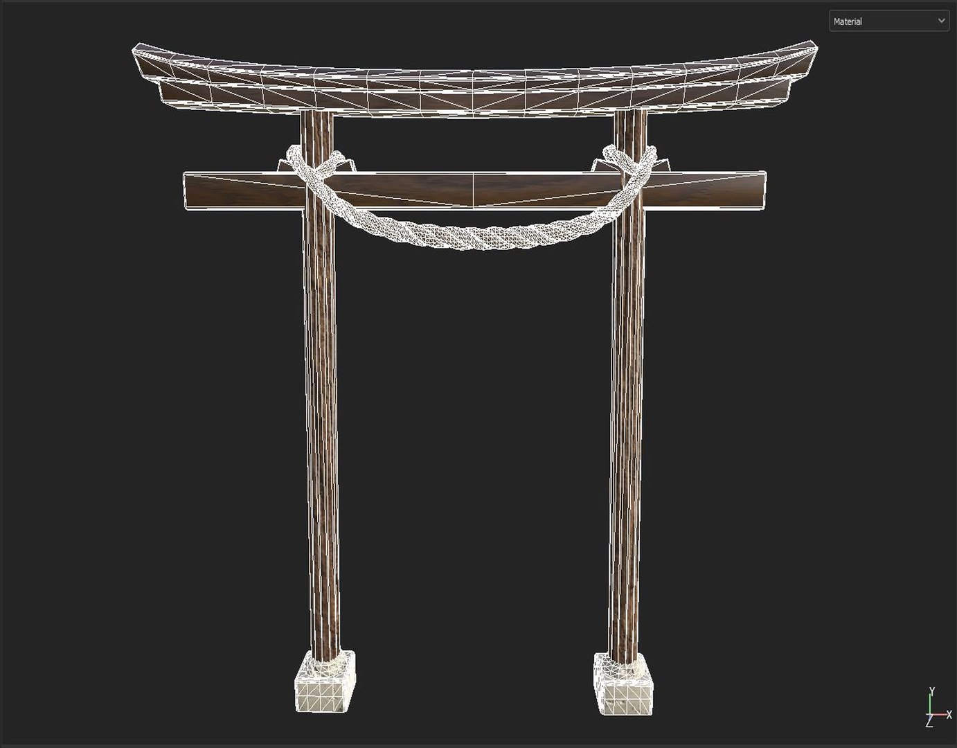 Torii 3D Model - TurboSquid 2252872