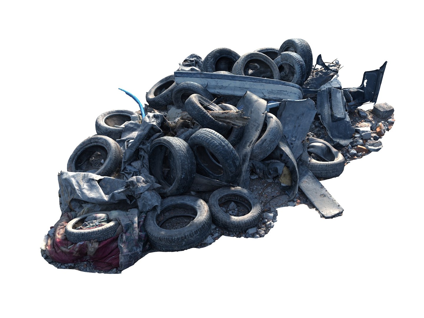 Tire Garbage 16k 3d Max