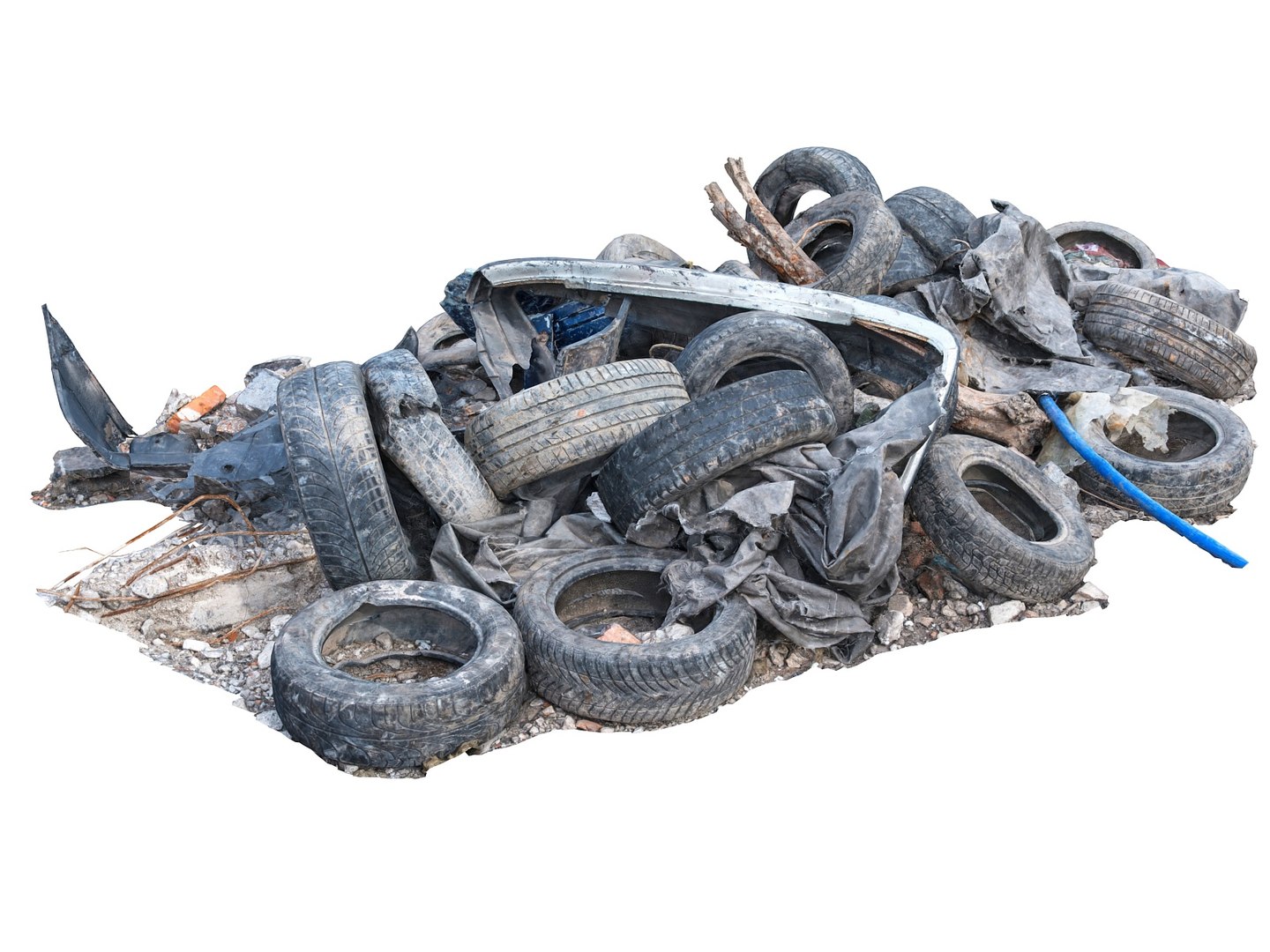 Tire Garbage 16k 3d Max