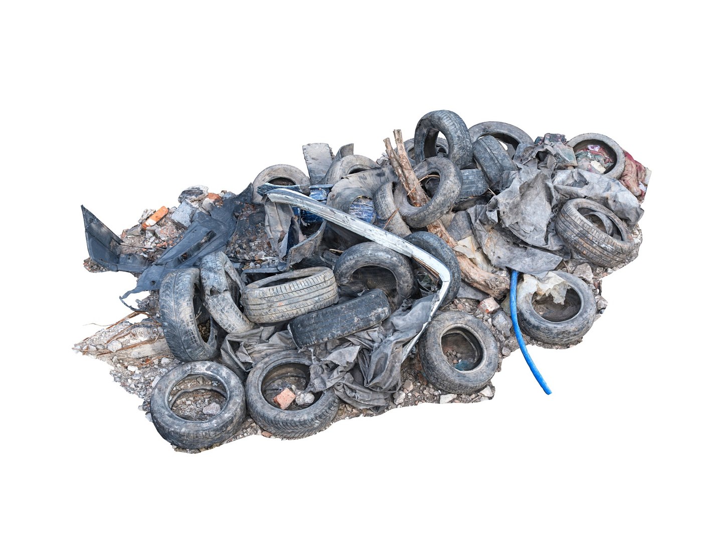 Tire Garbage 16k 3d Max