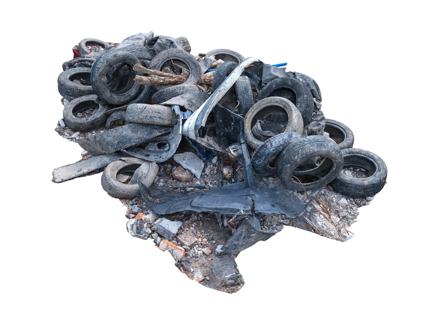Tire Garbage 16k 3d Max