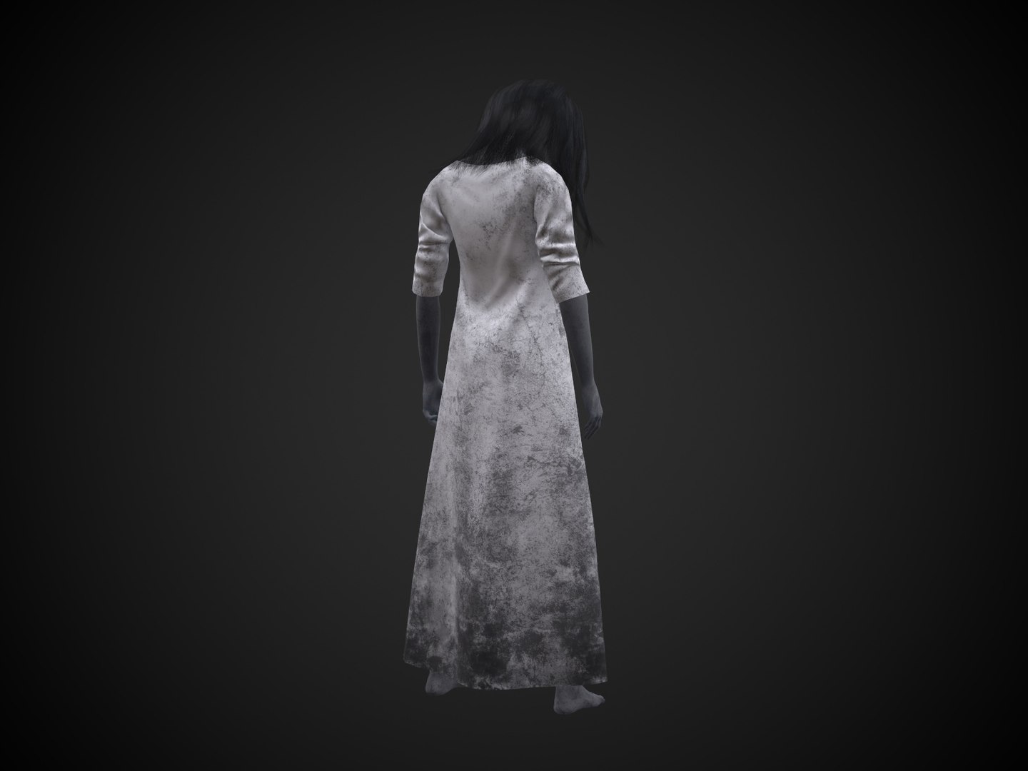 3D Horror Girl - TurboSquid 1337035