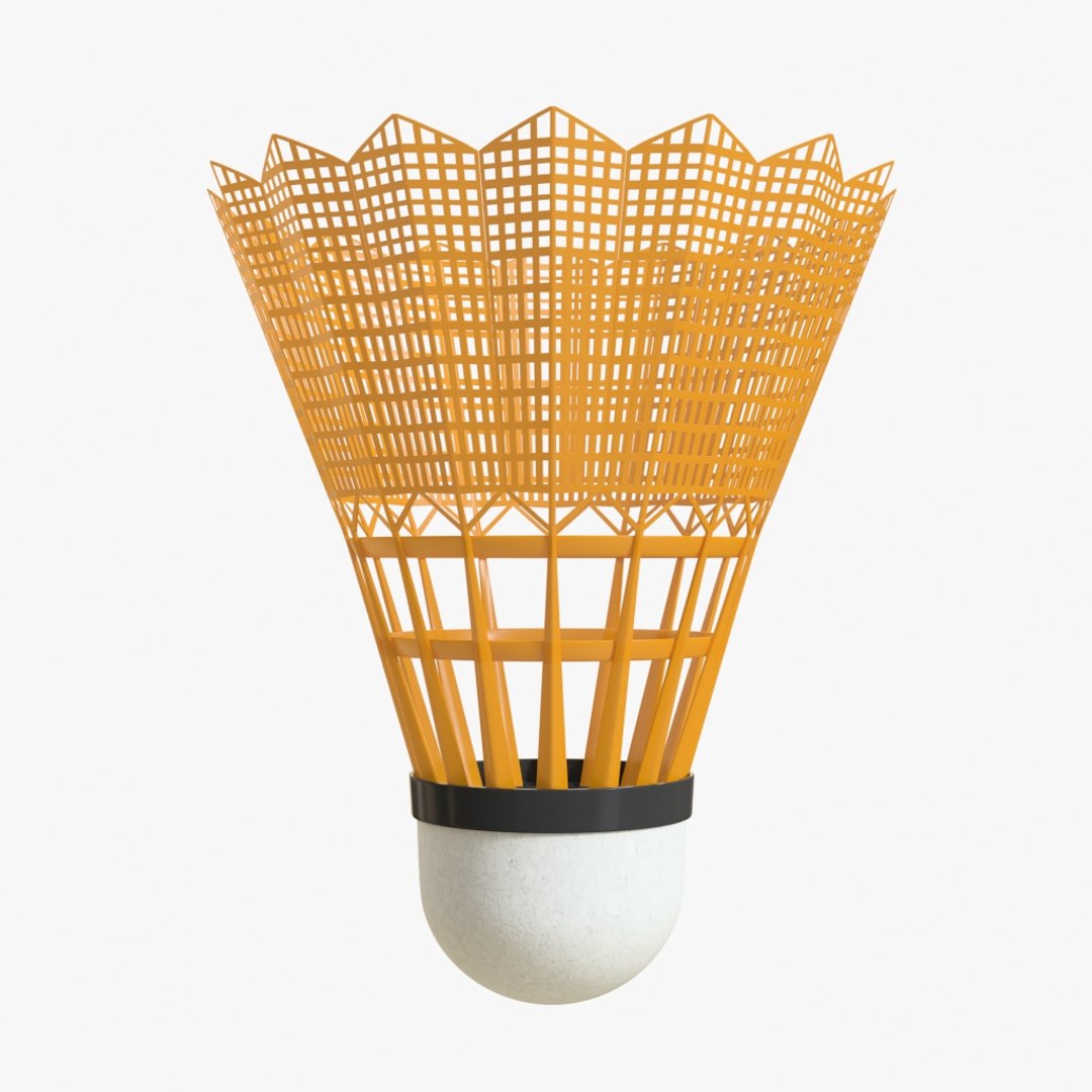 Realistic Shuttlecock 01 2 3D - TurboSquid 1445620