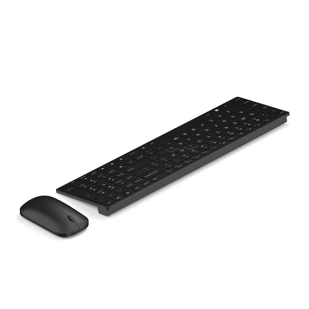 Max Wireless Black Computer Keyboard