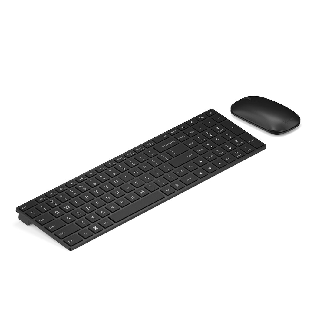 Max Wireless Black Computer Keyboard
