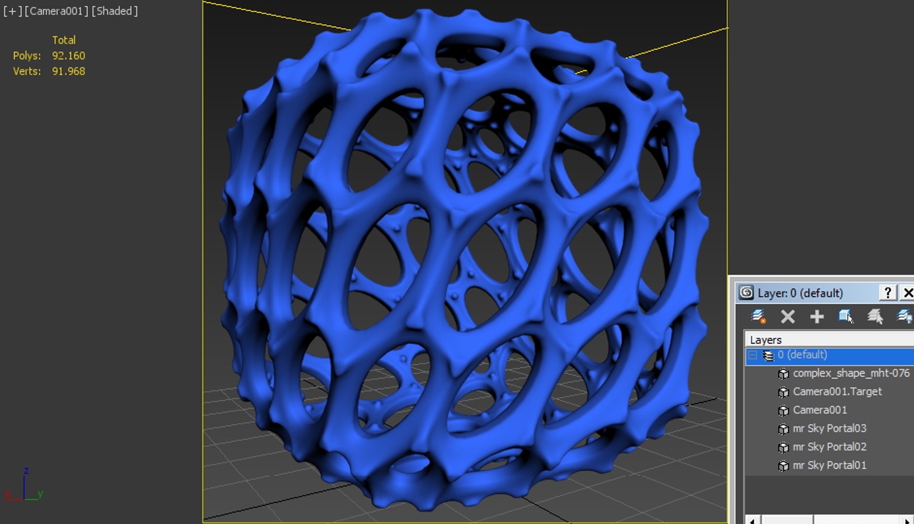 Complex Shape 3d Model