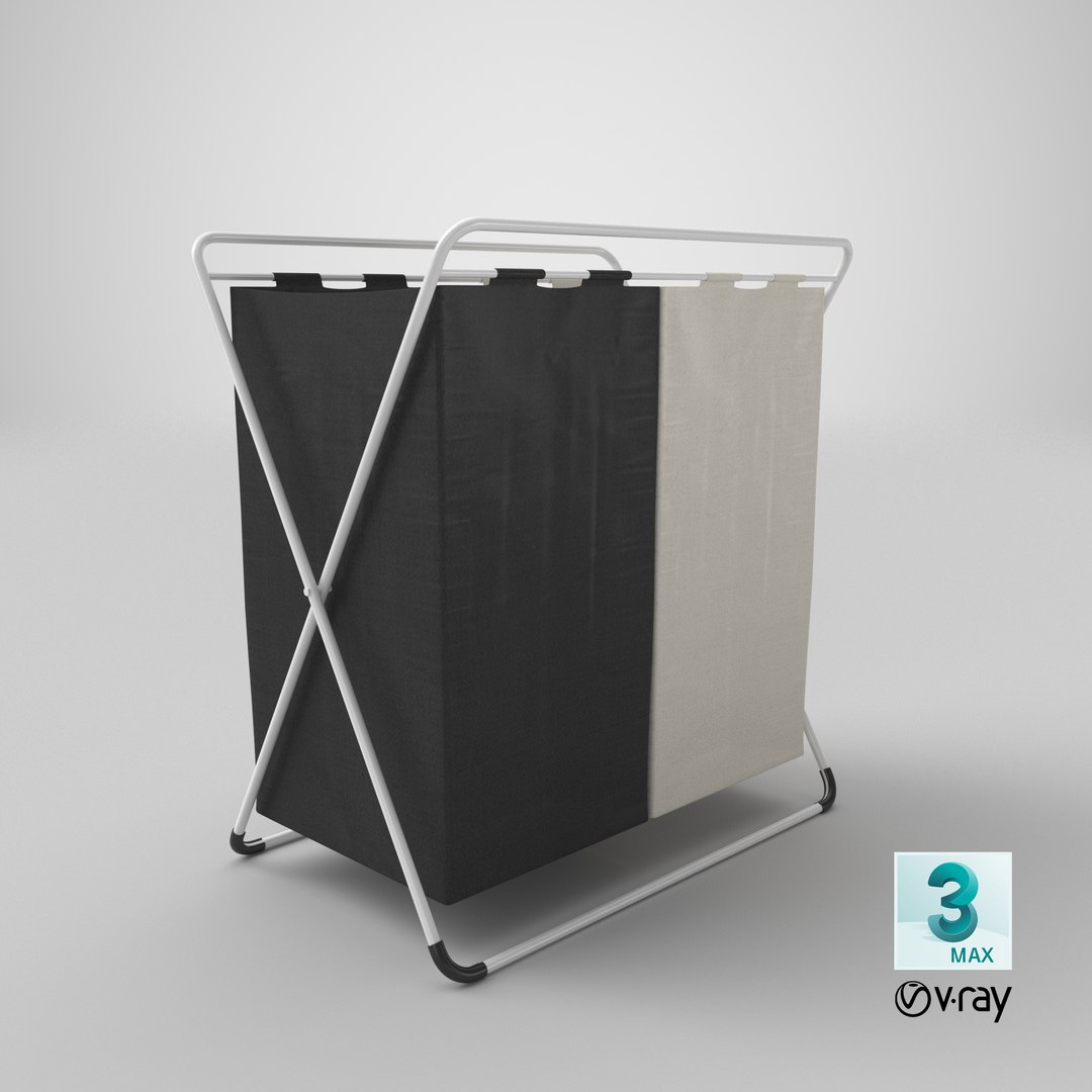 3D Model Laundry Hamper 02 - TurboSquid 2025935