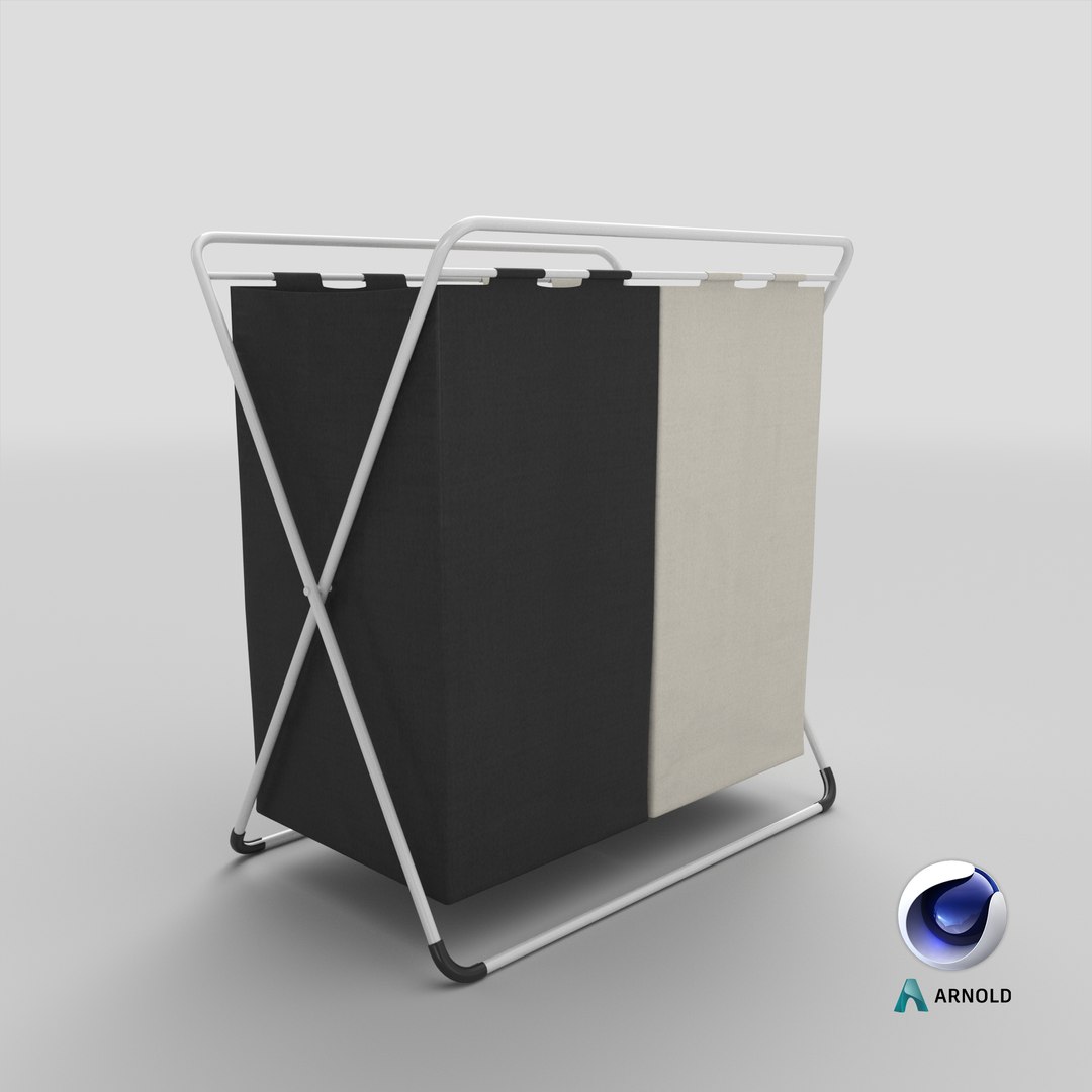 3D Model Laundry Hamper 02 - TurboSquid 2025935