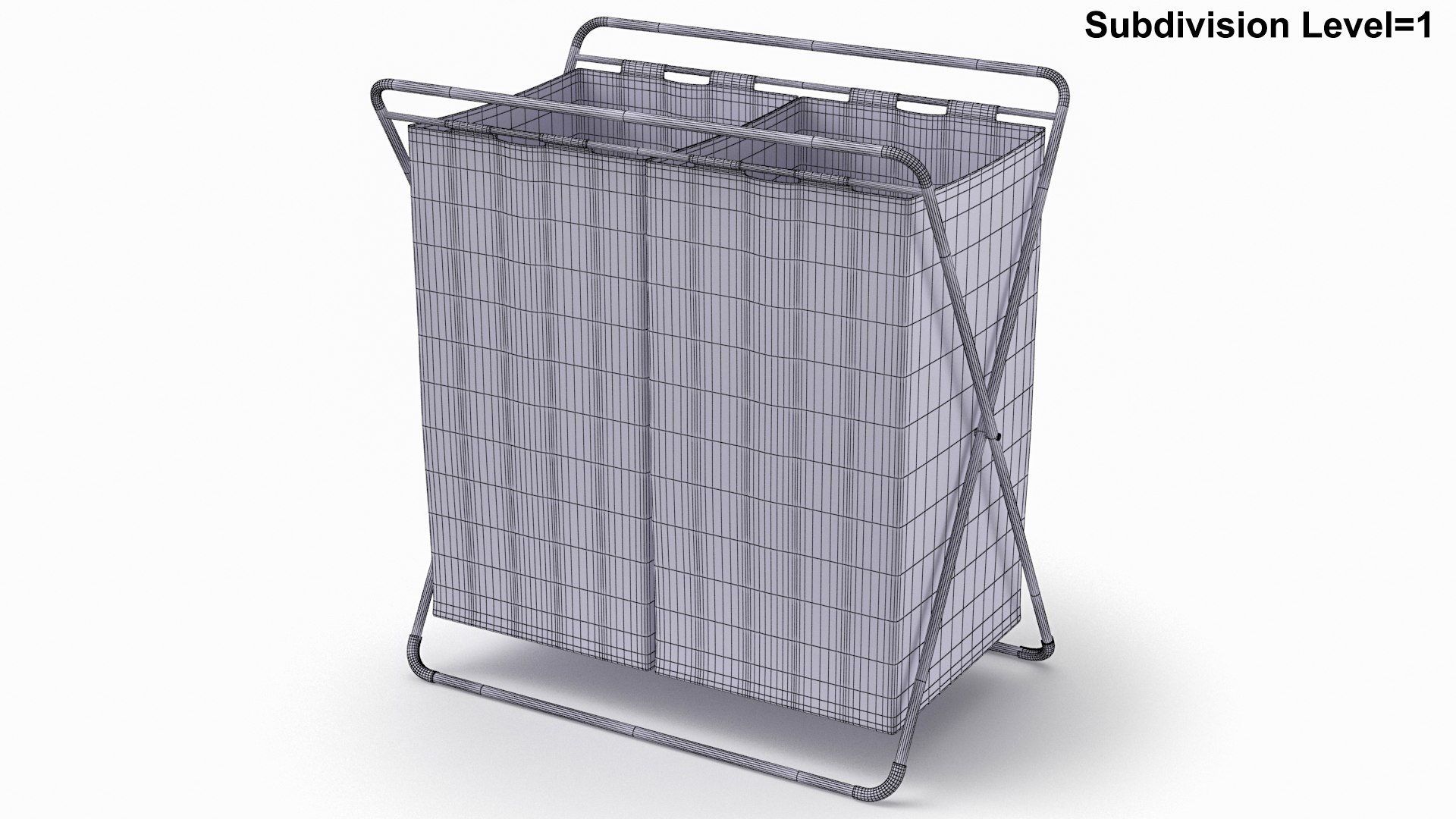 3D Model Laundry Hamper 02 - TurboSquid 2025935