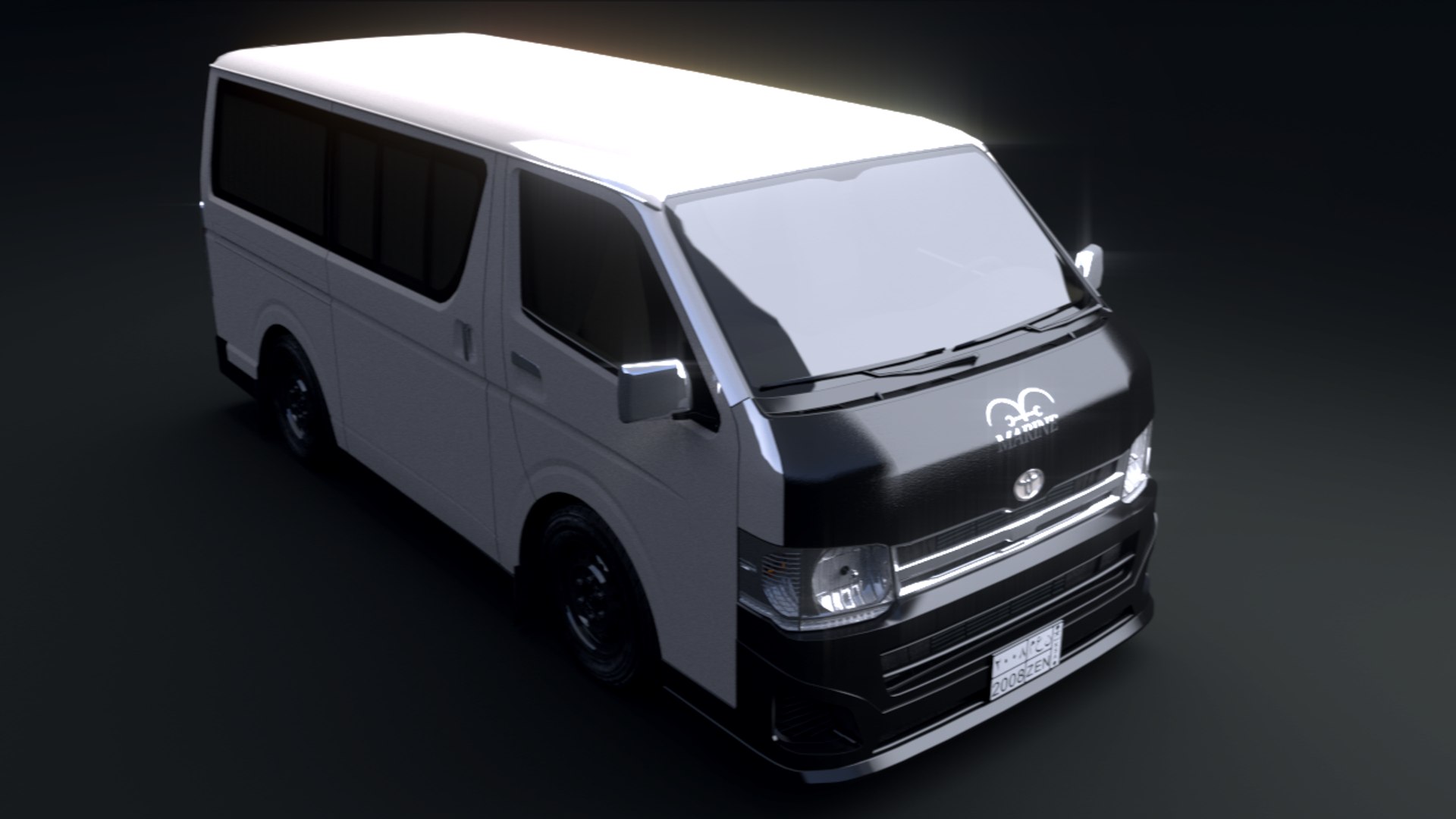 Bus Hiace Obj