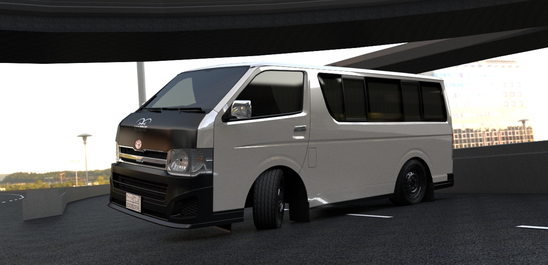 Bus Hiace Obj