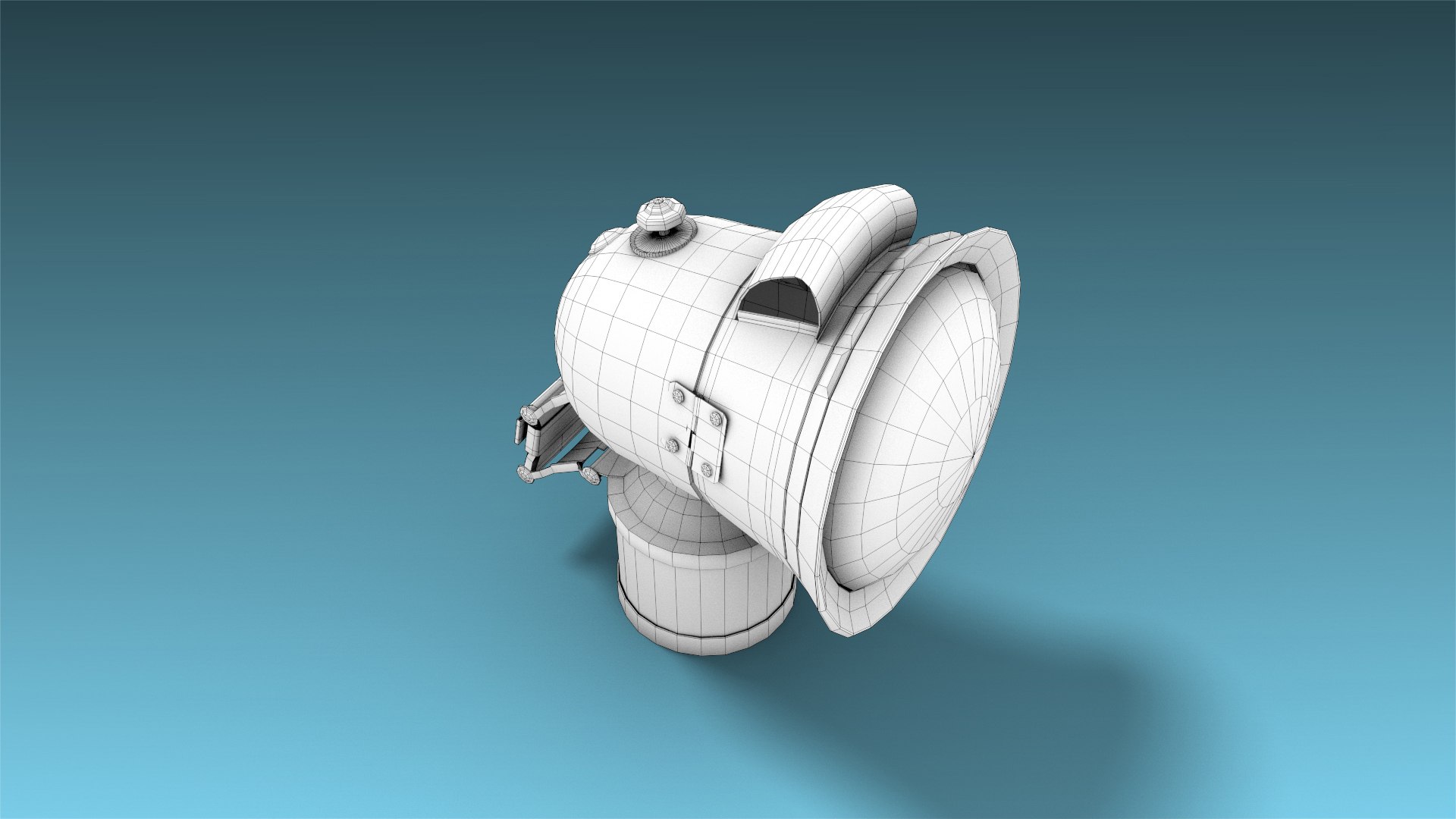 3D Low-poly Kerosene Lamp Model - TurboSquid 1634999