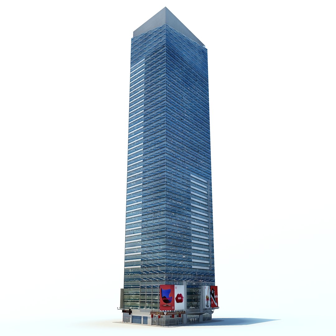 3d Model Time Square Tower