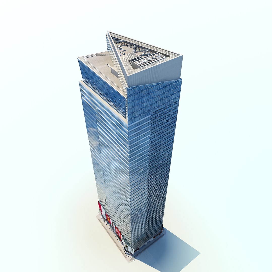 3d model time square tower